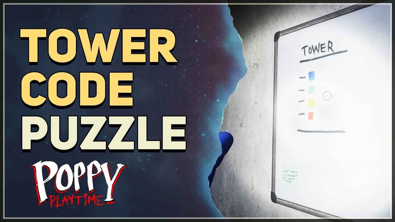 Tower Code Puzzle Poppy Playtime Chapter 4 Safe Haven - YouTube