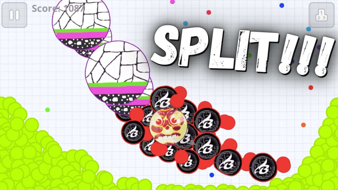 I DARE YOU TO SPLIT!!! (Agar.io Mobile) - YouTube
