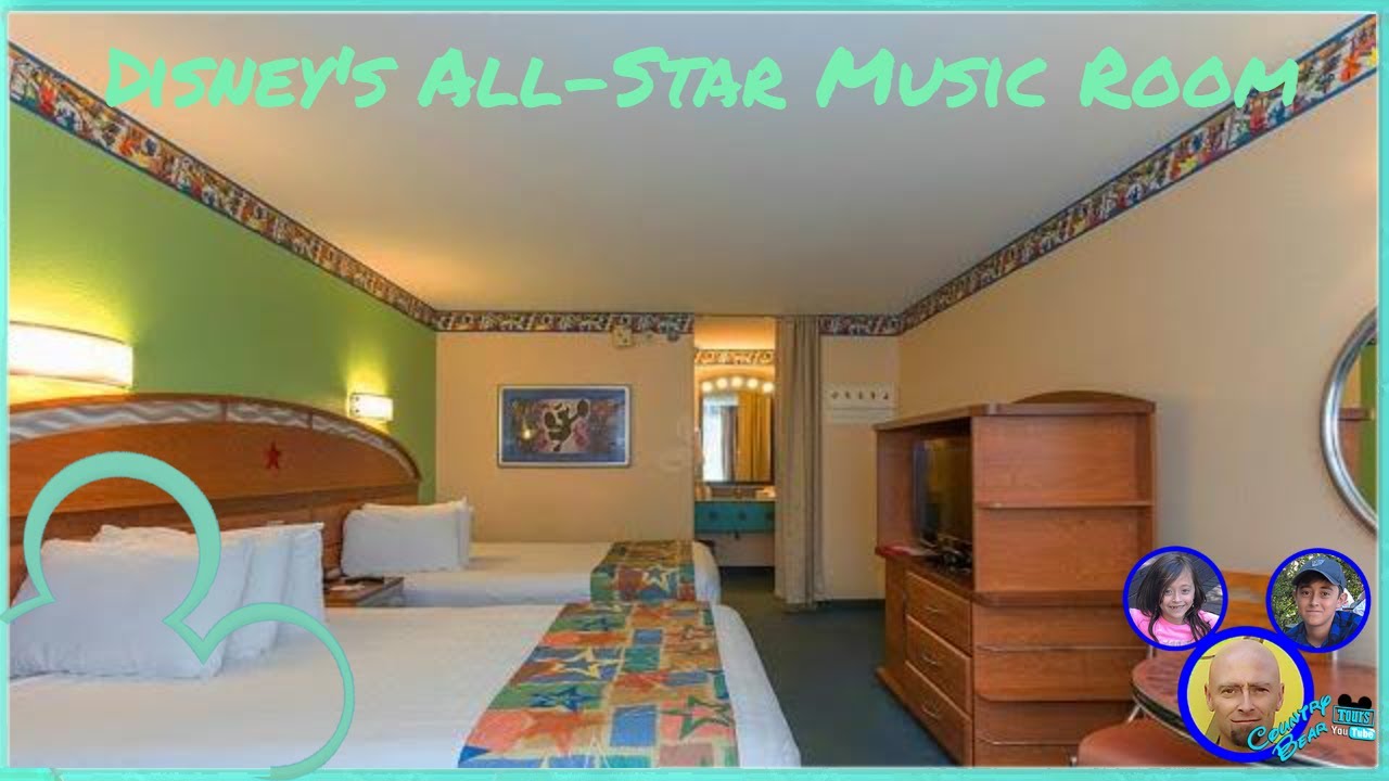 Disney's All-Star Music Standard Room Tour | Walt Disney World Resort ...