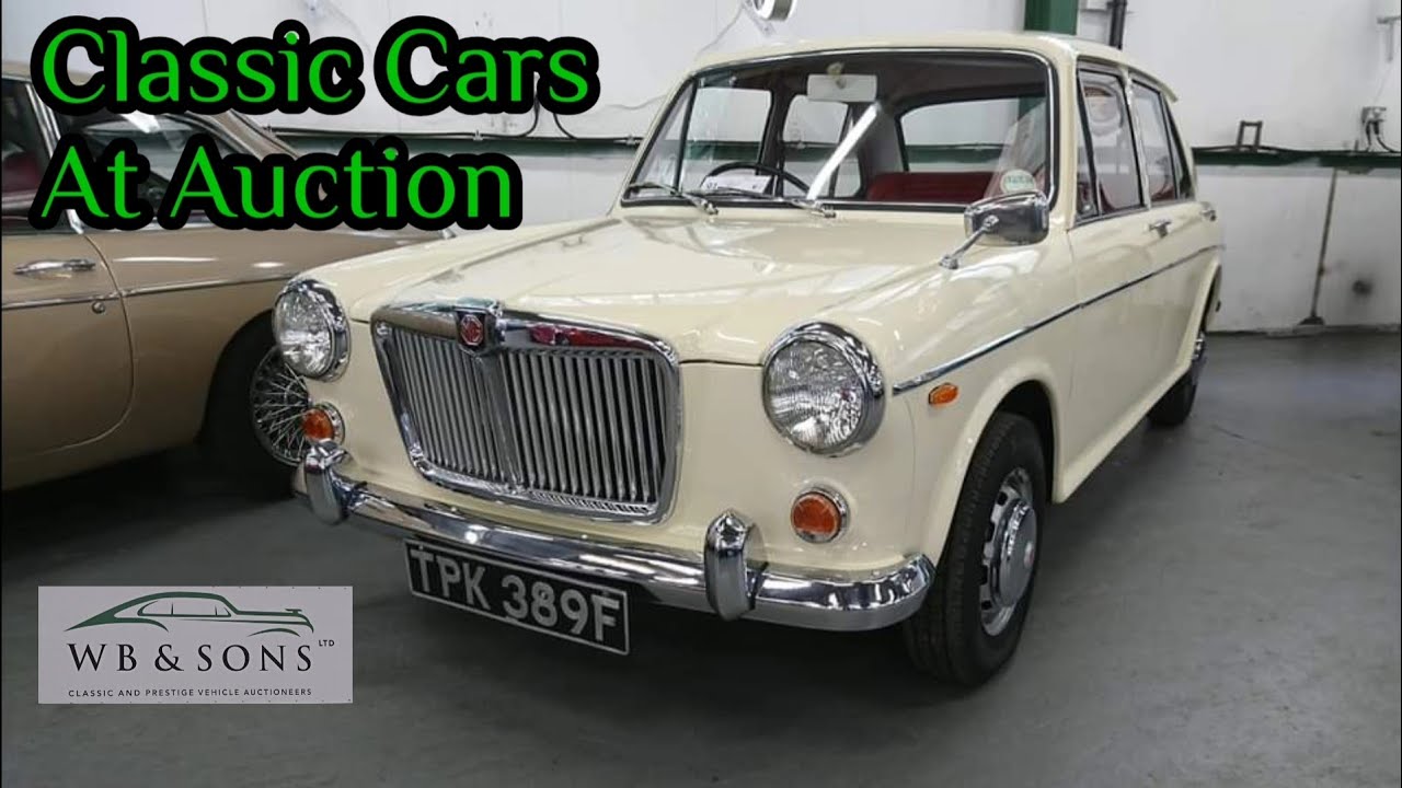 Classic & Retro Car Auction Part 2 inc Mini Moke Viva MGB V8 MG Midgets ...