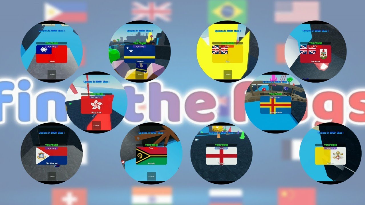 New Update (210) | Crystal Map | How to find All 30 New Flags in Find ...