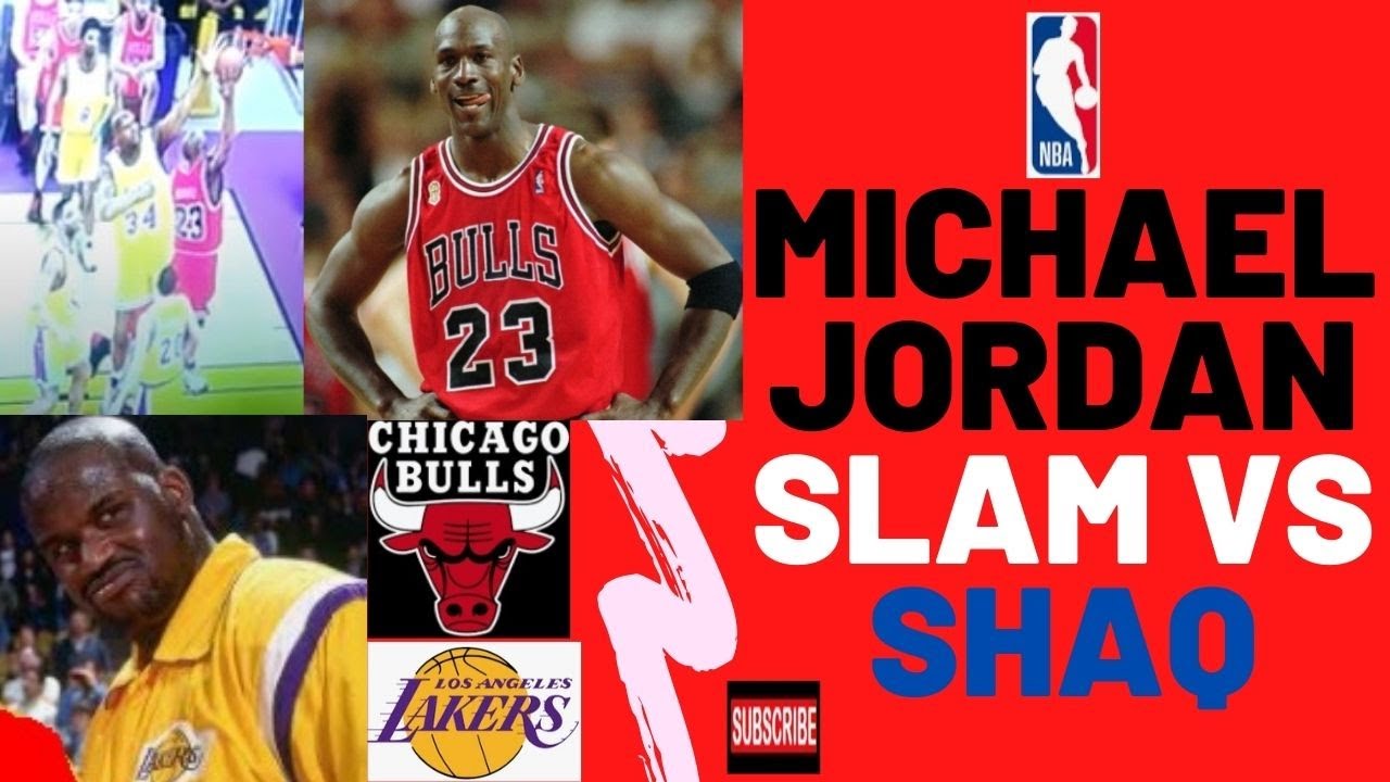JORDAN DUNK ON SHAQ POSTERIZE ! - YouTube