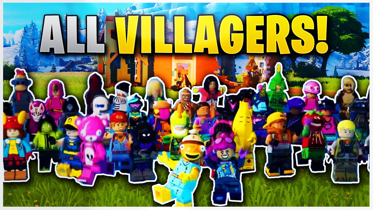 Getting Every Villager In Lego Fortnite - Day 1 - YouTube