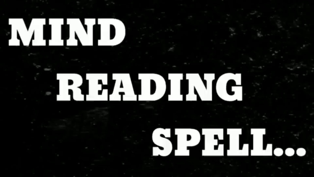 Mind Reading Spell... White Magic - YouTube