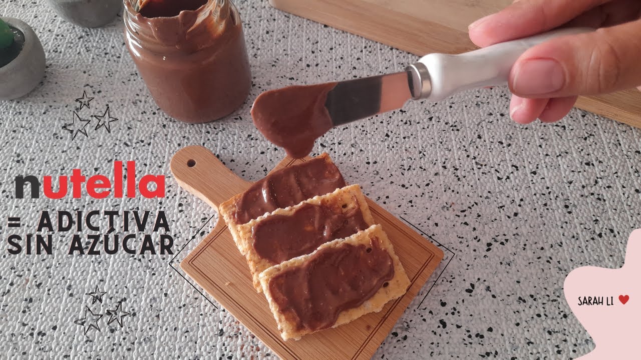 🍫Cómo Hacer NUTELLA SALUDABLE SIN AVELLANAS 🥜 Receta Fácil y Económica ...