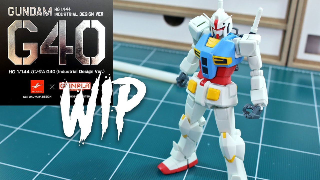 HG Gundam G40 WIP:1 - YouTube