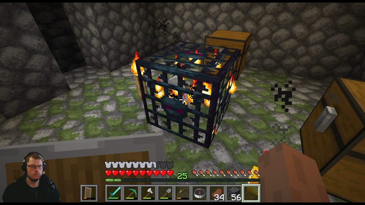 Noob plays minecraft! Exploring the mines (Minecraft part 8) - YouTube