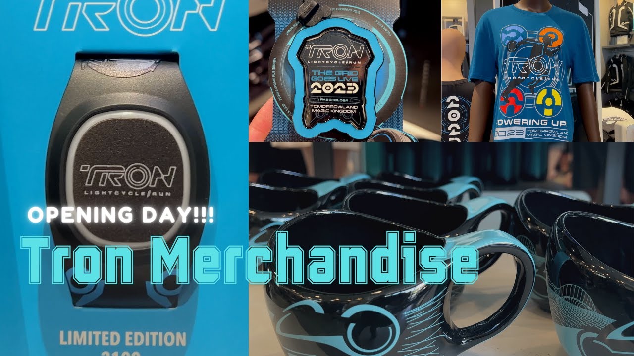 Tron Light Cycle Run Opening Day Merchandise | Magic Kingdom Disney ...