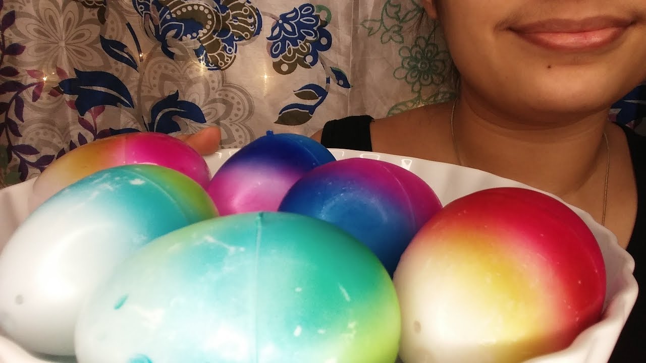 Asmr💙Ice Eggs💙Crunchy sounds~Satisfying Crunch - YouTube