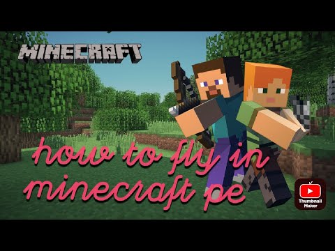 how to fly in Minecraft PE| spidey boi - YouTube