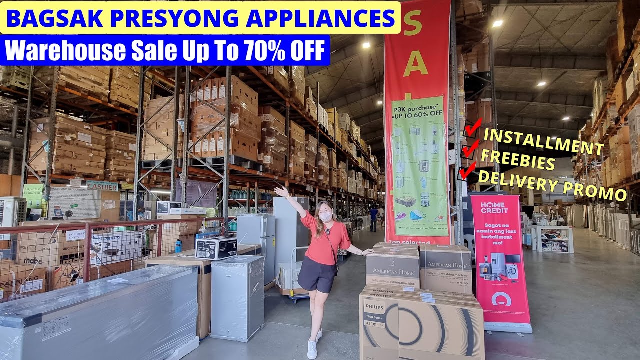 BODEGA SALE! Bagsak Presyong Appliances (Aircon, Ref, Washing Machine & MORE) Installment ...