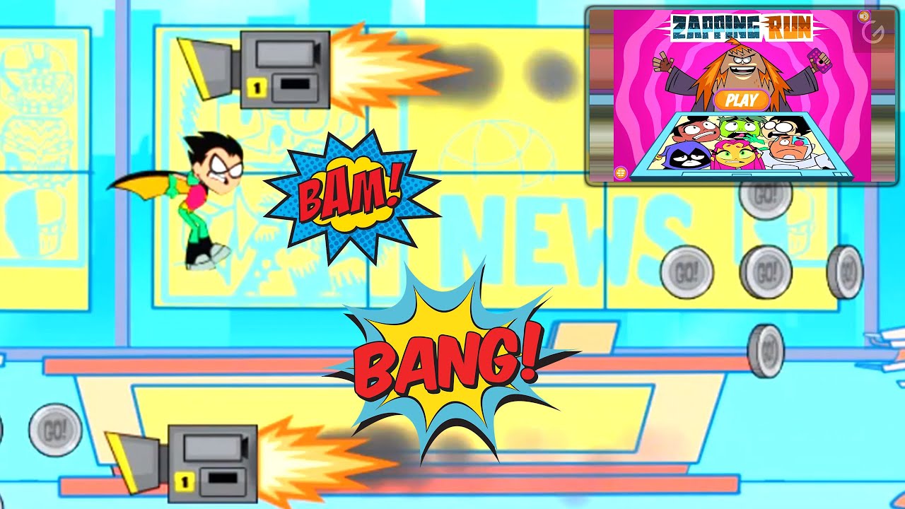 Teen Titans Go! Zapping Run | Gameplay Walkthrough Part 14 - YouTube
