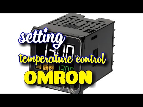 Cara setting Temperature control OMRON E5CC pemula - YouTube
