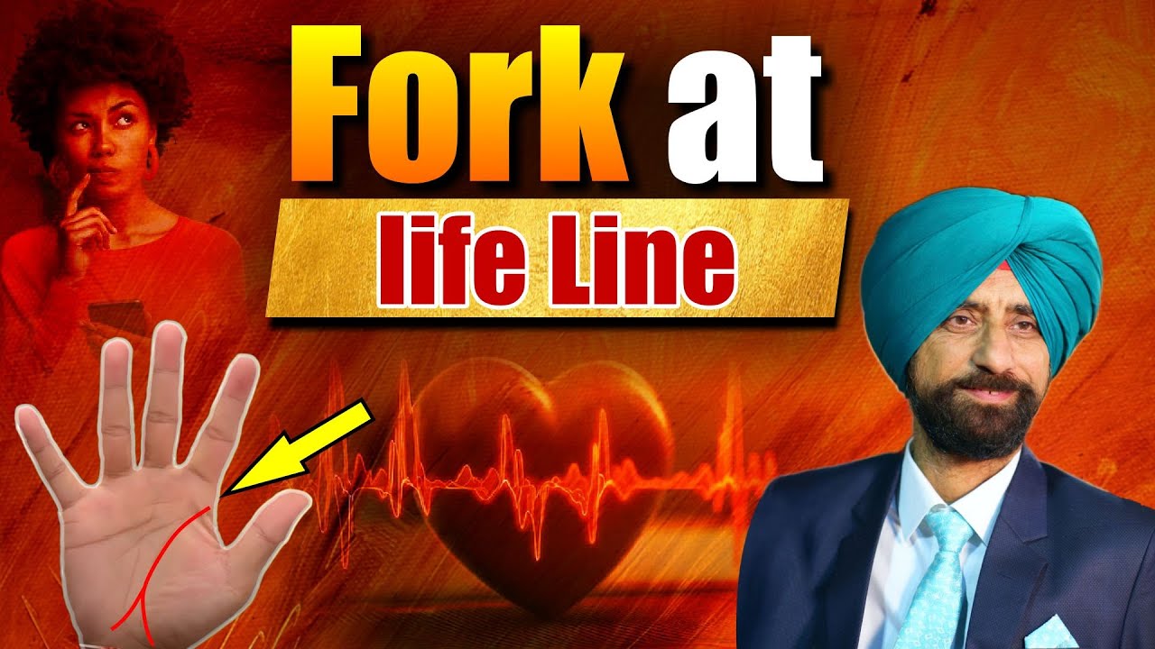 Fork at life Line | Learn with DIKKI Sir | Dikki Palmistry - YouTube