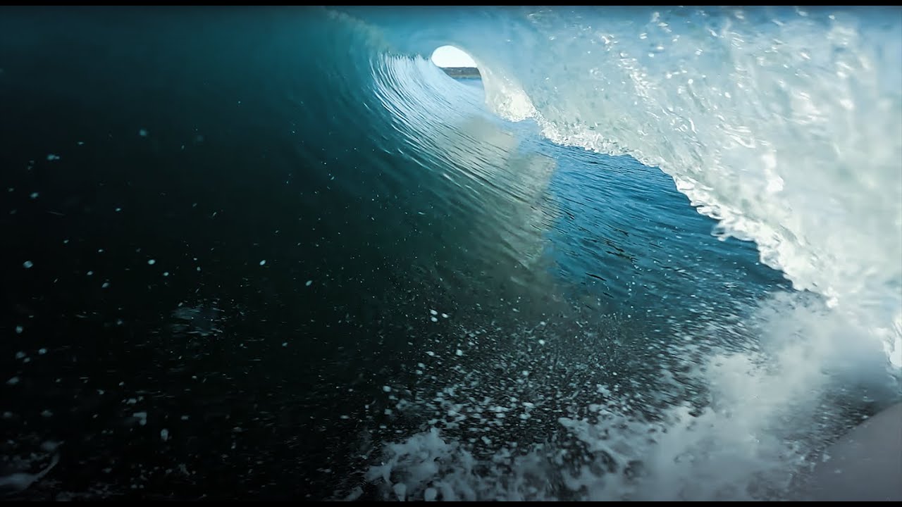 SURFER'S POV – Big Shorebreak on a Wavestorm [GoPro Mouth Mount] - YouTube