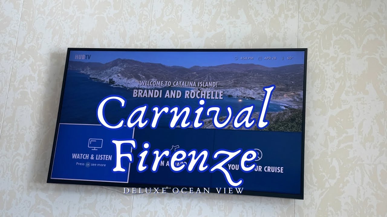 Carnival Firenze Deluxe Ocean View – Room Tour - YouTube
