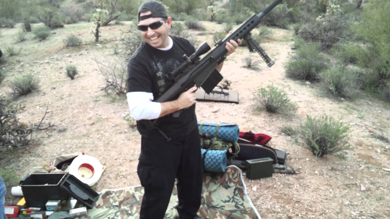 Me and a .50 cal. - YouTube