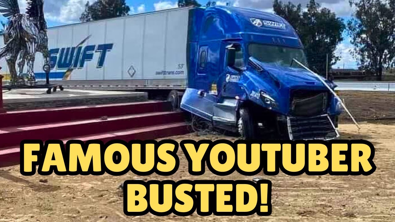 Famous YouTuber on Bonehead Truckers of the Week - YouTube