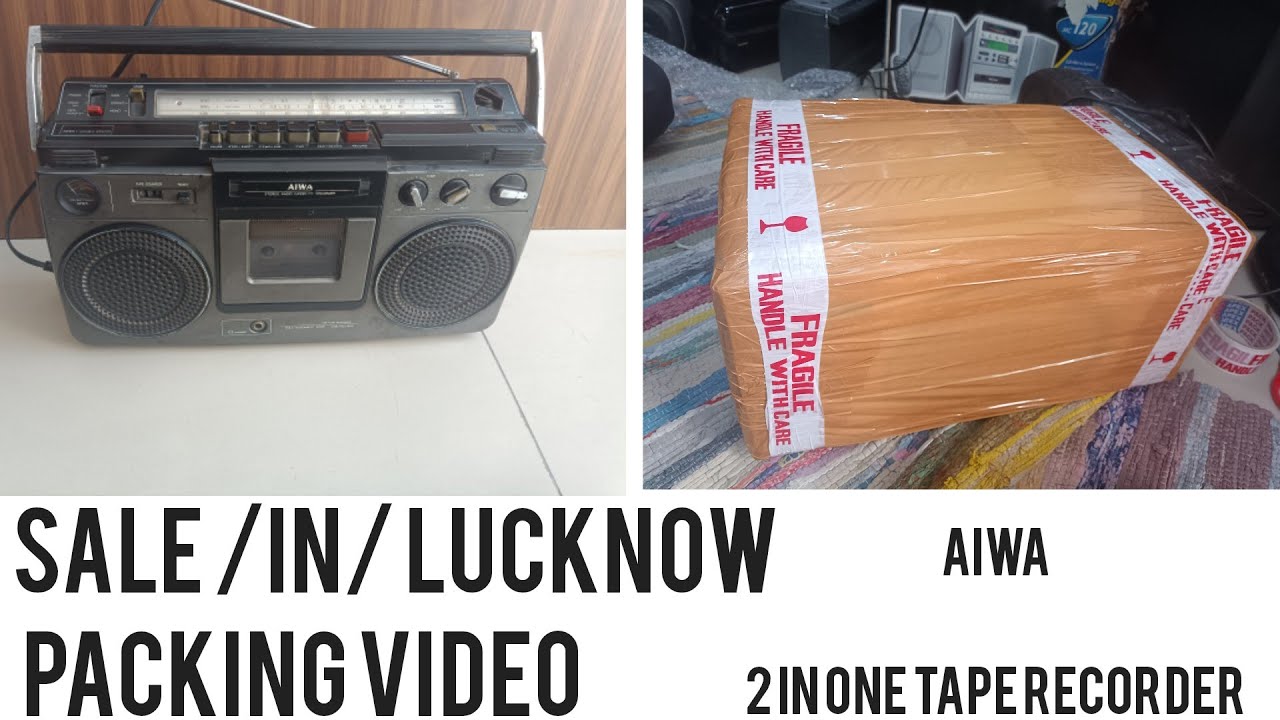 SALE IN LUCKNOW AIWA 2 in one TAPE RECORDER (9310741161) speaker baba ...