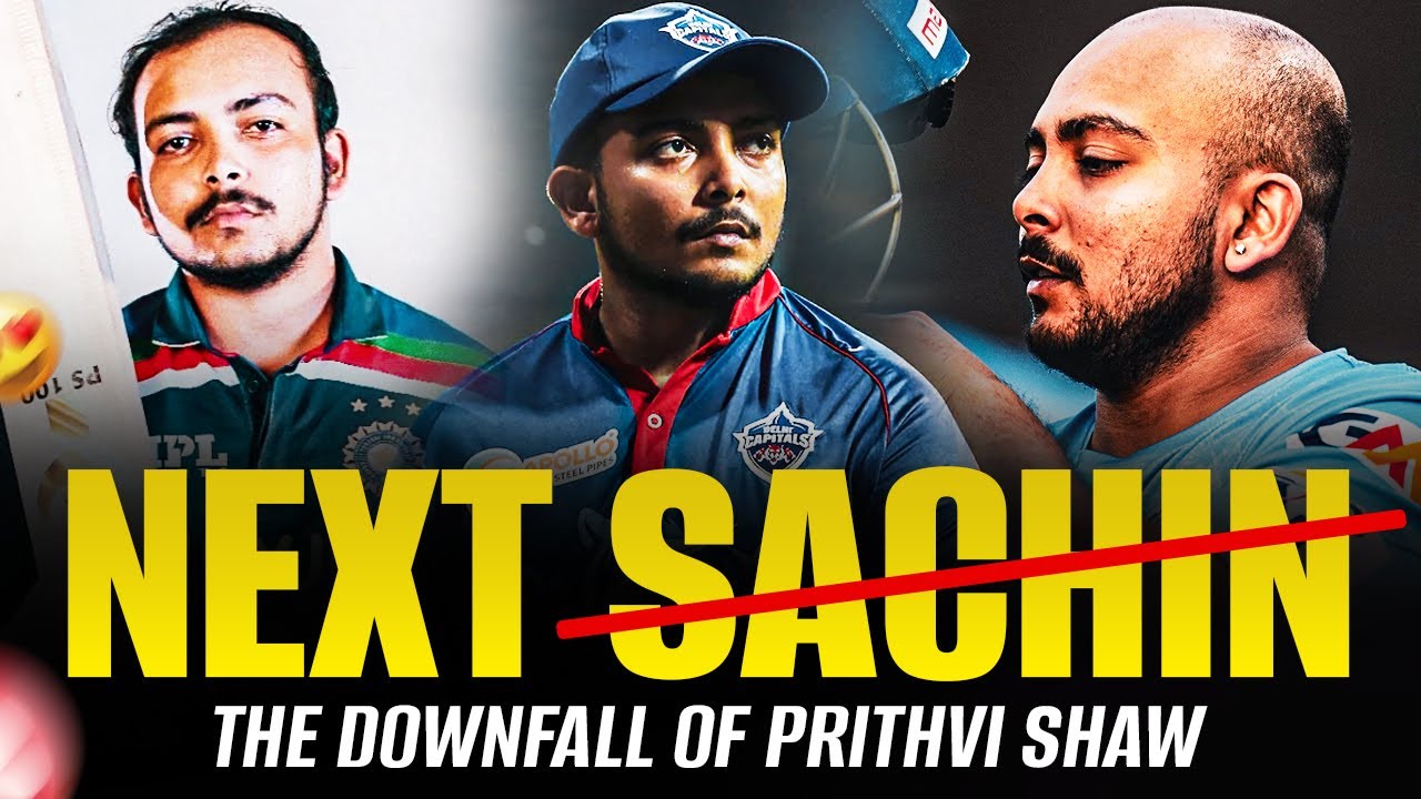 The Downfall of Prithvi Shaw 😔 | What Went Wrong?" || #Criczip - YouTube