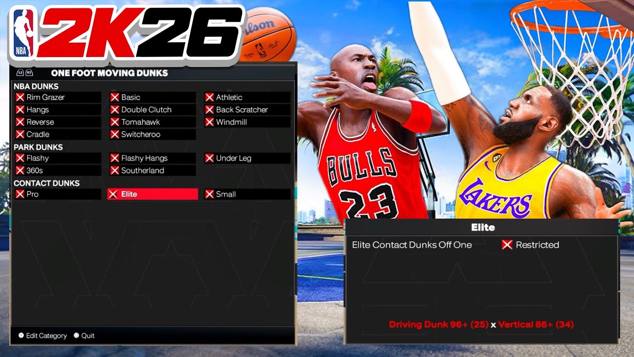 NBA 2K26 Dunk Requirements EXPLAINED Easy! - YouTube
