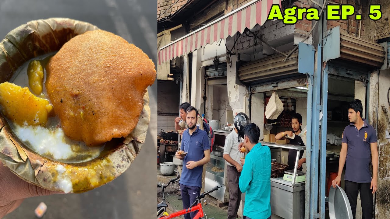 DeviRam Sweets | Morning Breakfast Bedai | Agra Famous Stree Food Bedai ...