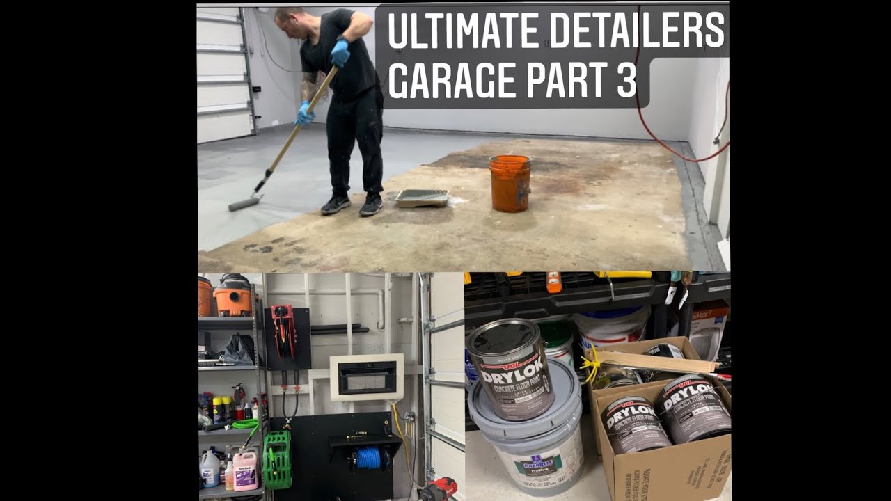 2 CAR GARAGE HOME DETAIL SHOP PART 3 - YouTube