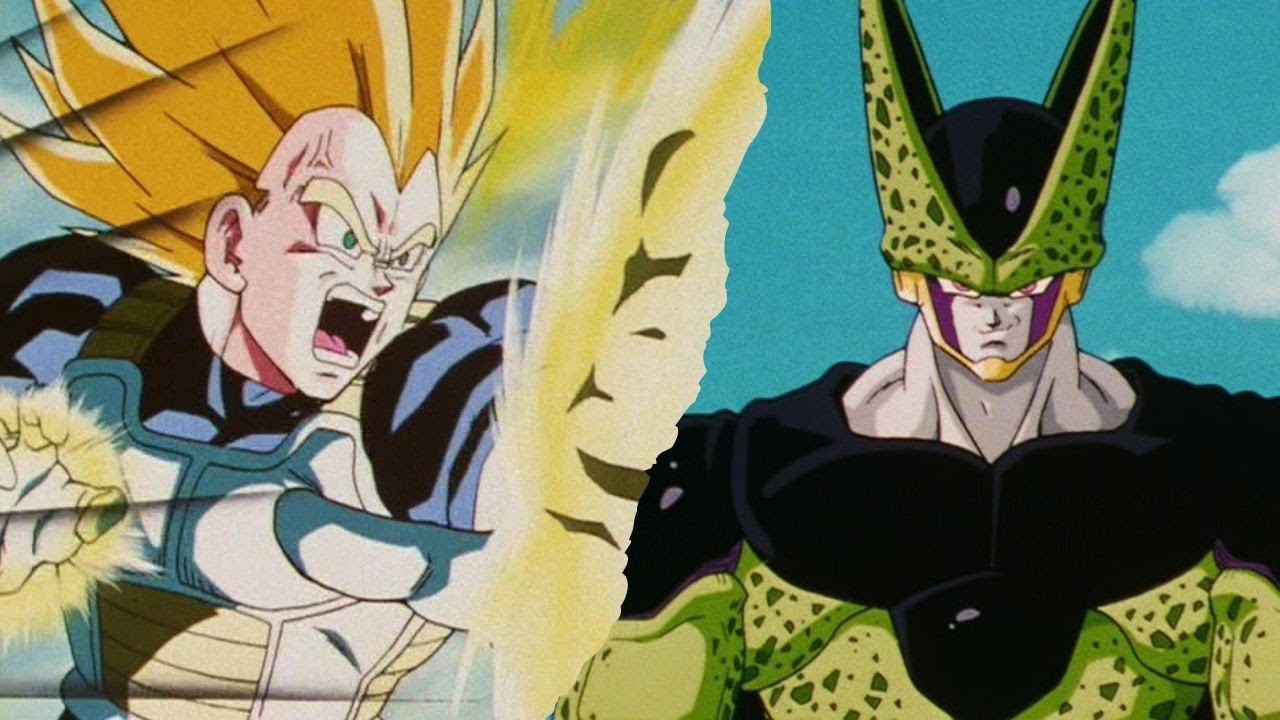 Perfect Cell Defeats Super Vegeta (Japanese) - YouTube