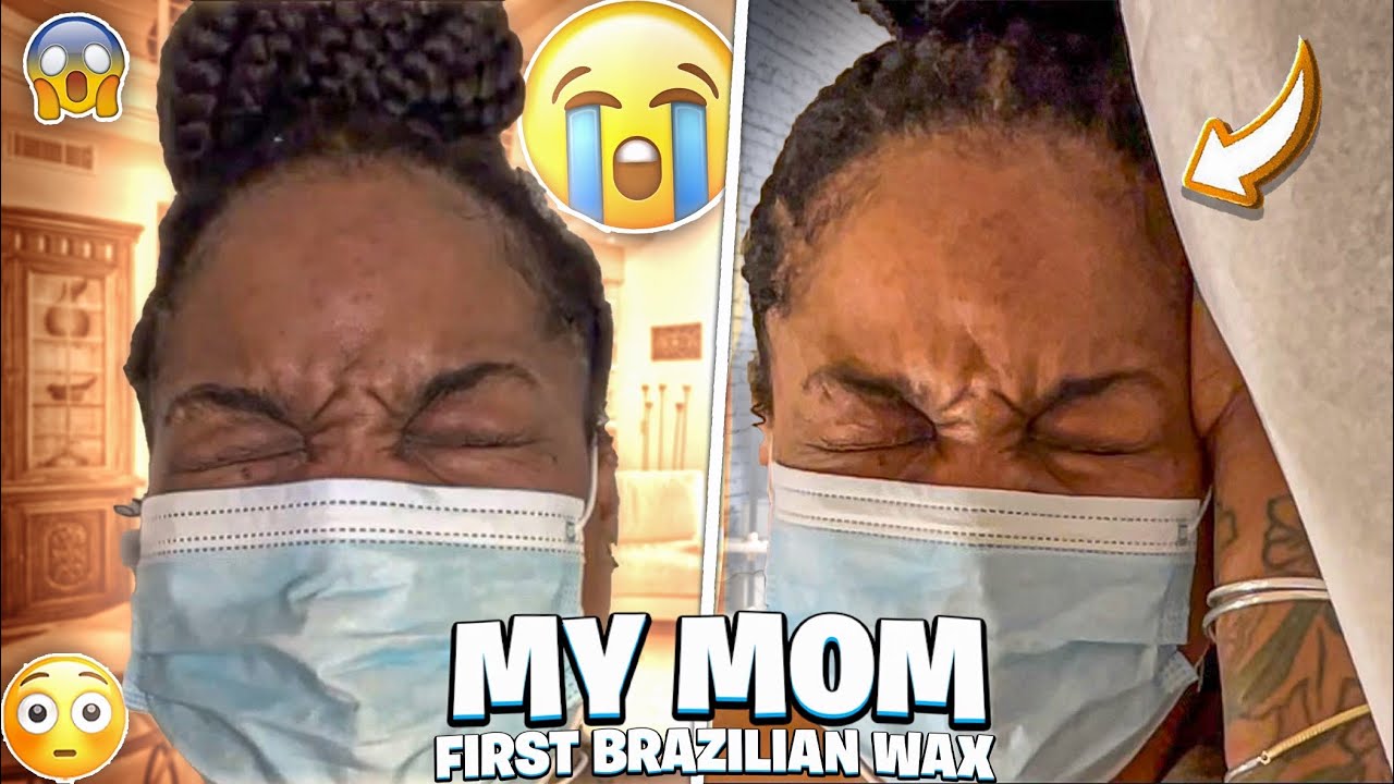 I TOOK MY MOM TO GET HER FIRST BRAZILIAN WAX *must watch* - YouTube