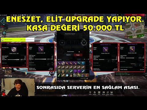 Rise Online | Kasa 50.000 TL EnesZet, Elit Upgrade Yapıyor. | Serverin En Sağlam Charı Gösteriyor.