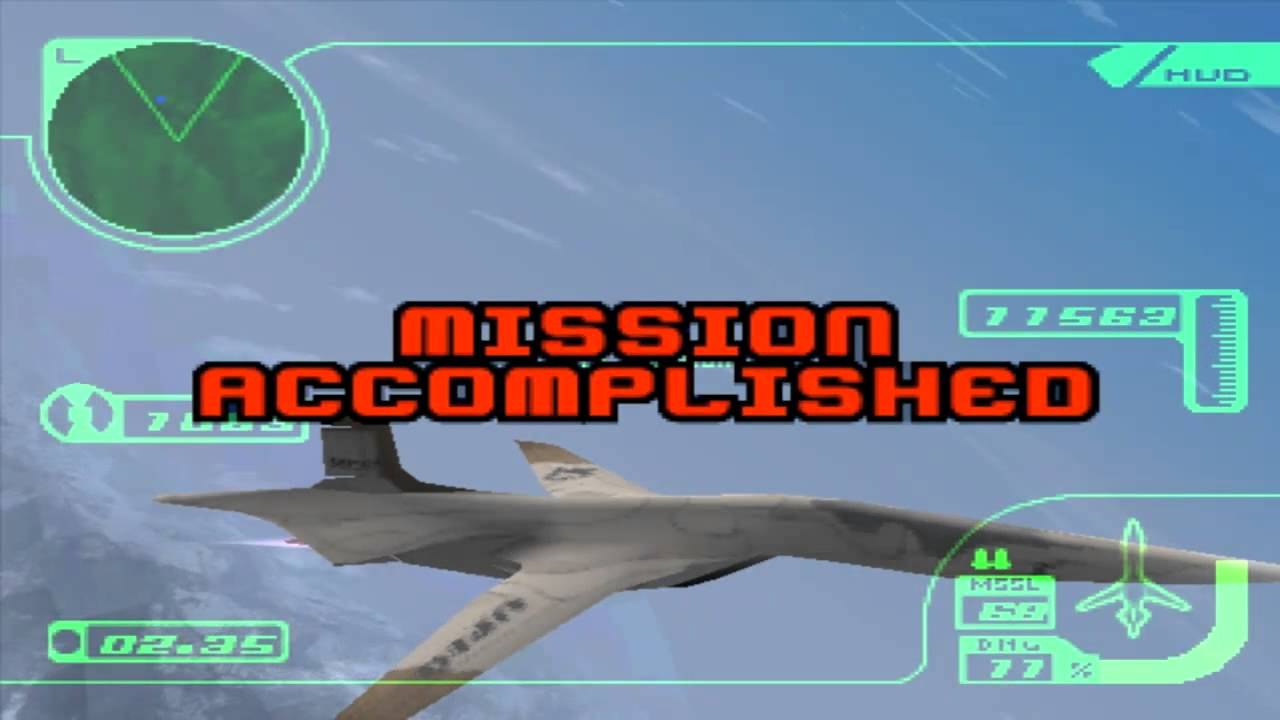 Ace Combat 3 Electrosphere - Full Japanese Version - Rena Ending - M4 ...
