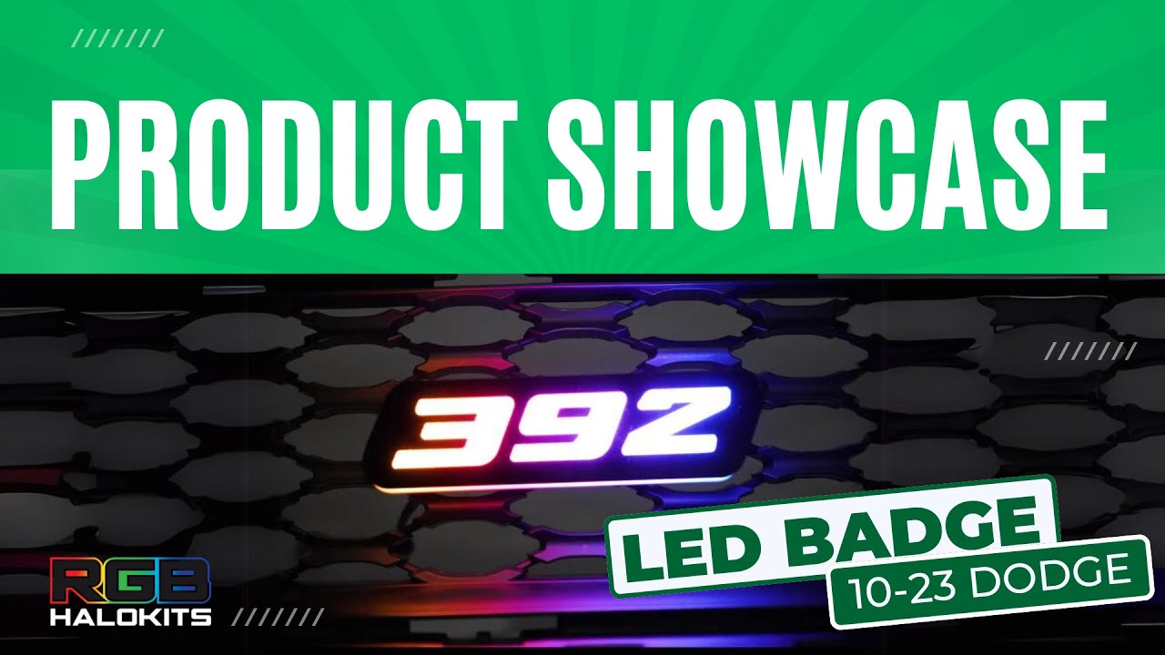 392 LED Emblem Badge - YouTube