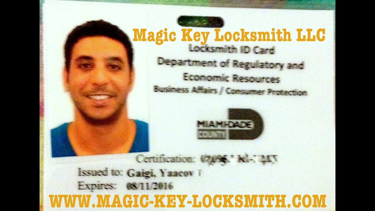 Magic Key - Locksmith - in Miami - YouTube