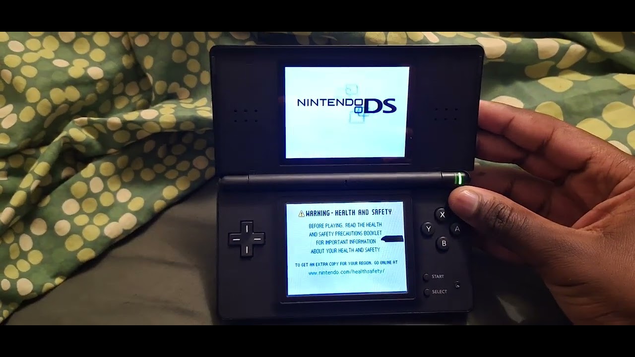 Nintendo DS Lite - on/off - YouTube
