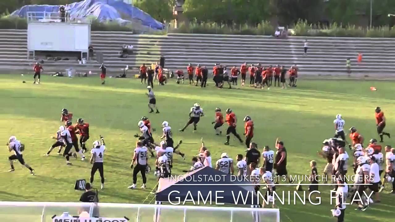 Game winning FG Block followed by a return TD by #2 Maximilian Macek ...