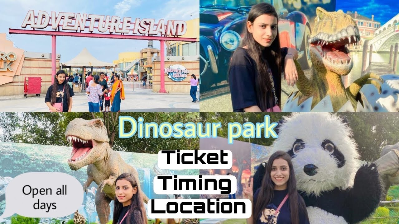 Adventure Island Rohini | Dinosaur Park | Mirror maze | Scary villa ...