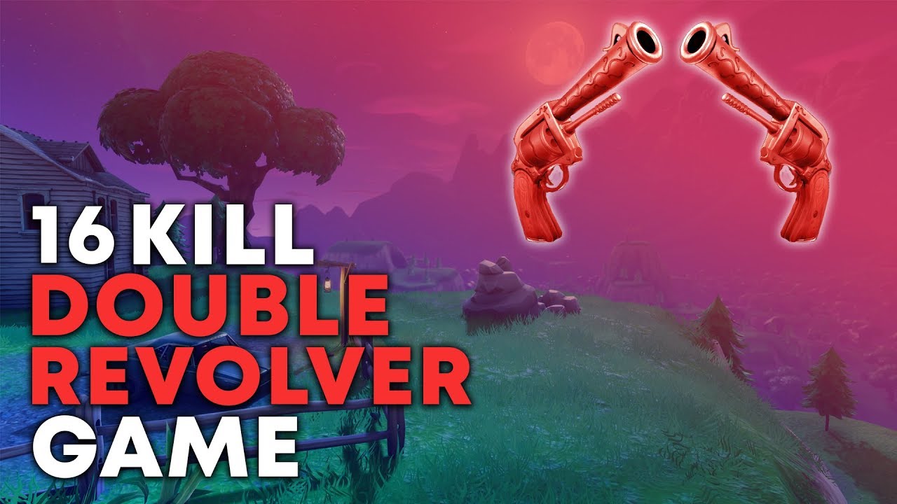 16 KILL DOUBLE REVOLVER GAME (Fortnite Battle Royale) - YouTube