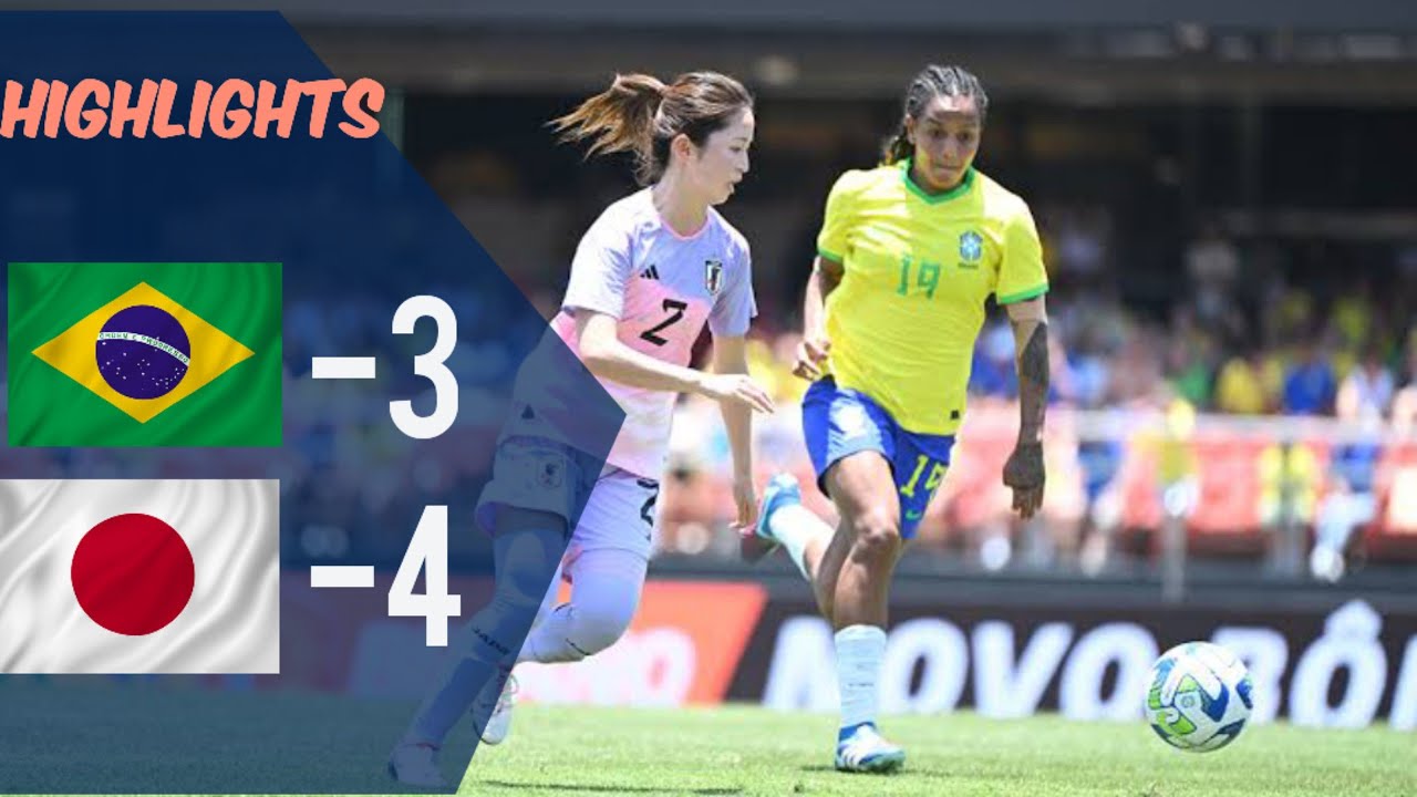 Brazil VS Japan Women's Football Group Stage | Sports Network | Paris ...