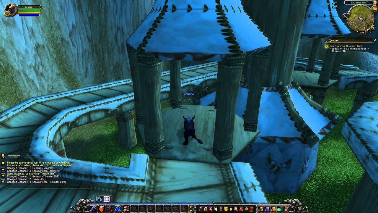 Tauren Quest 41: Journey into Thunder Bluff (WoW, Horde, Tauren, Druid ...