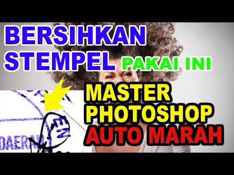 MEMBERSIHKAN STEMPEL HASIL SCAN UNTUK YANG BUTA POTOSHOP - YouTube