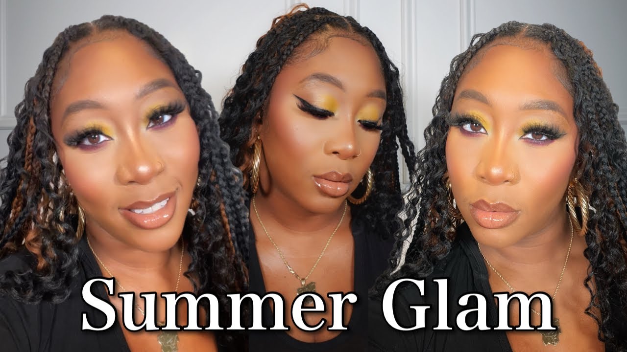 Colorful Summer Glam | Full Glam Makeup Routine - YouTube
