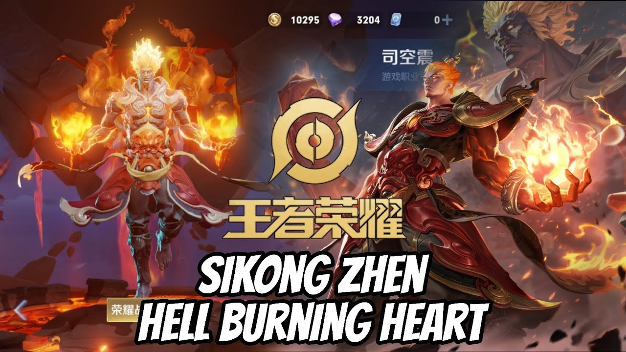 Sikong Zhen Hell Burning Heart - Honor Of Kings CN - YouTube