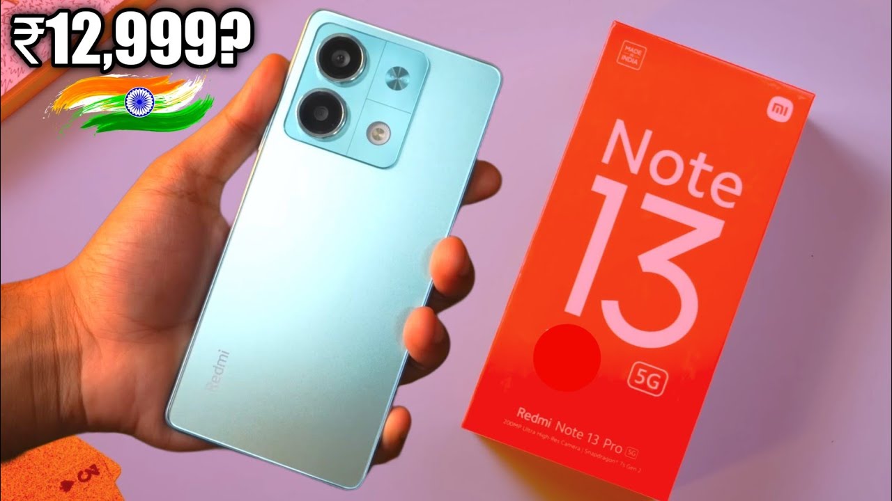 Redmi Note 13 5G India Launched 🔥| Redmi Note 13 5G Unboxing | Redmi ...