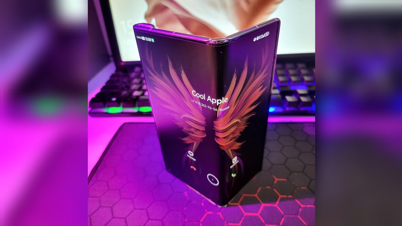 Huawei Mate XS 2 incoming call & review - YouTube