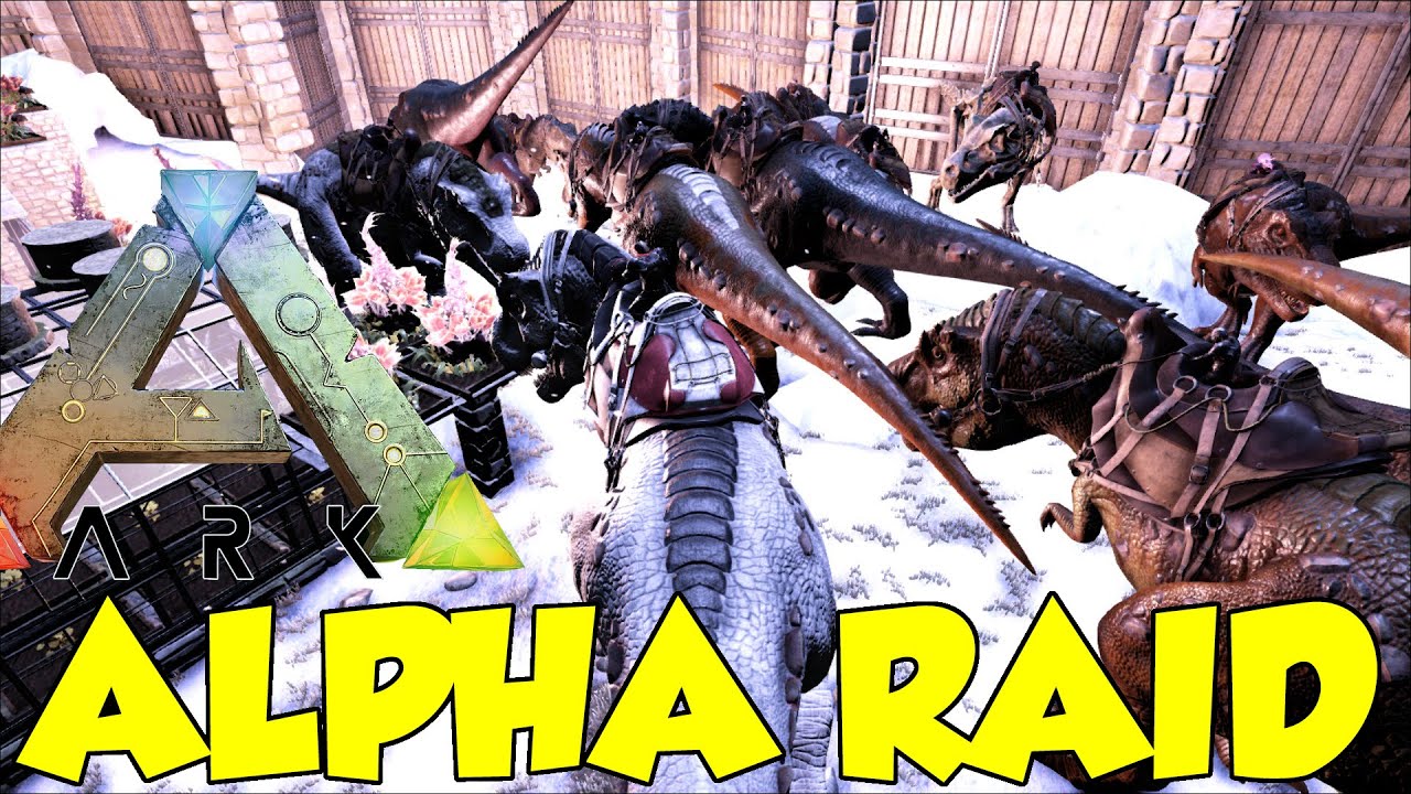 Ark Alpha Raid (MASSIVE RAID) Tribe Rage Quits - YouTube