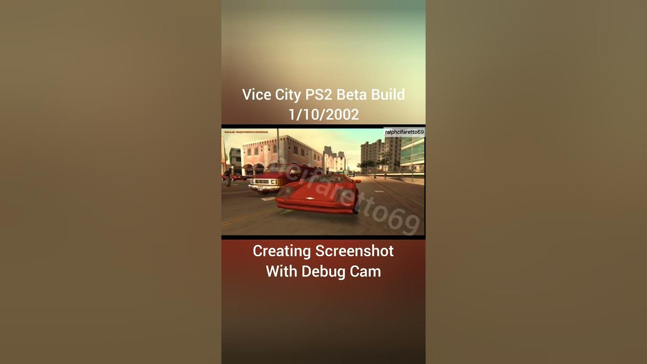 GTA Vice Beta Build 1/10/2002 Screenshot Debug Cam #GTAVI #GTA6 #GTAV #GTA5 #Leaked #GTAViceCity ...