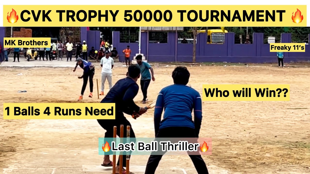MK Brothers vs Freaky 11’s | CVK TROPHY 🏆 2024 | #tennisballcricket # ...