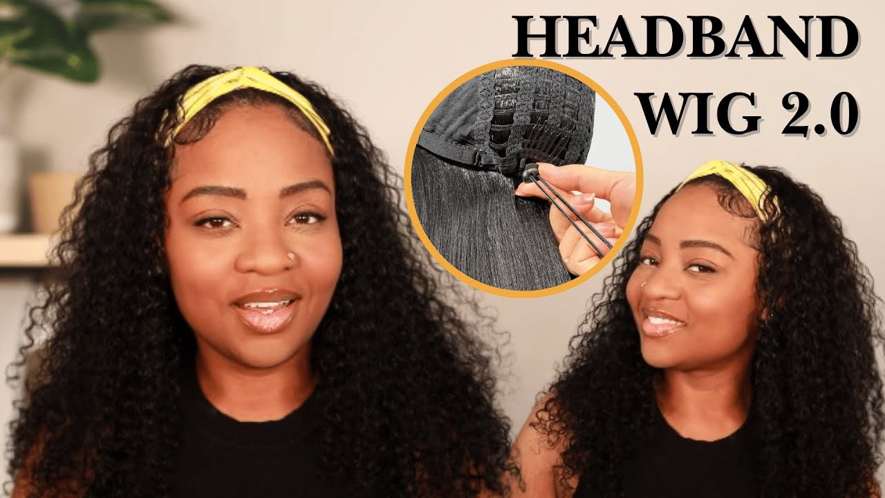 NEW UPGRADE Headband Wig2.0🙌Enjoy The Perfect Blend Of Convenience And Style Tutorial!Ft ...