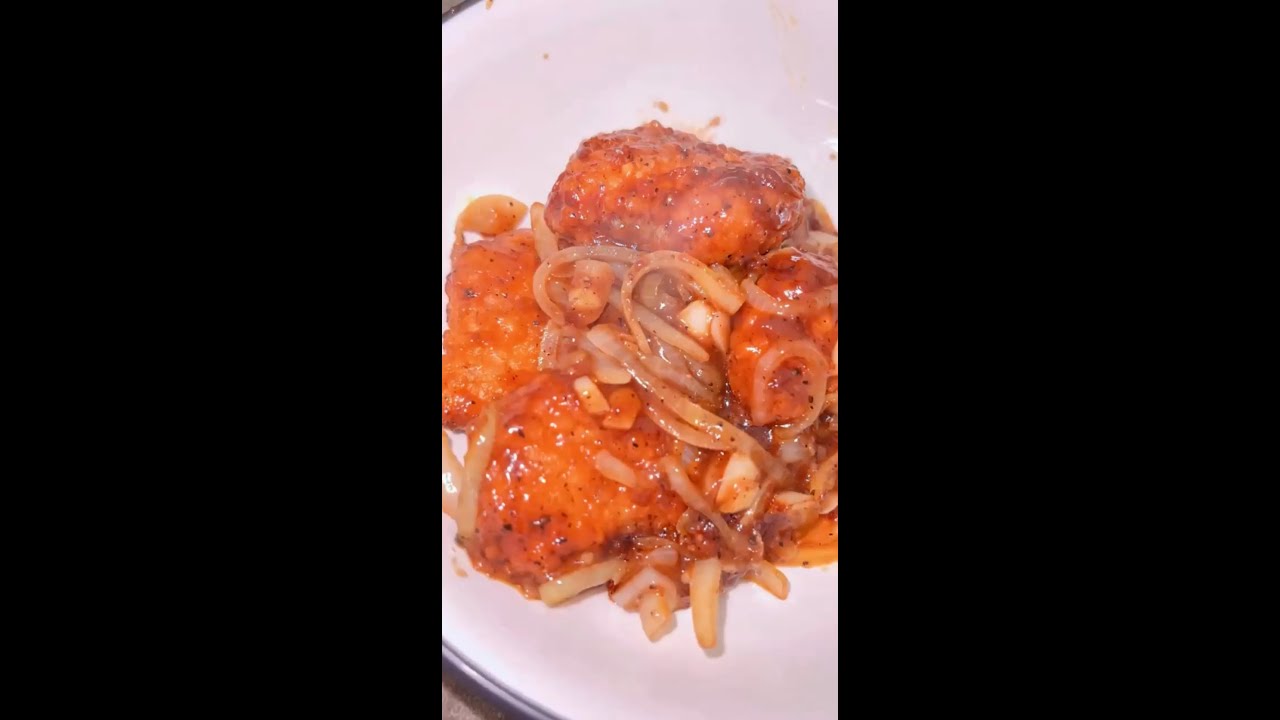 CRISPY NUGGET KANZLER SAUS BARBEQUE KADA HITAM #shorts #nugget #kanzler ...