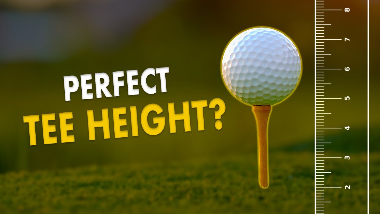 Hit LONGER DRIVES With the PERFECT TEE HEIGHT - YouTube
